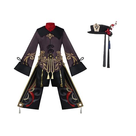 Prices May Vary Silk Drawstring Closure Package Includesgenshin Impact Hutao Cosplay Outfit