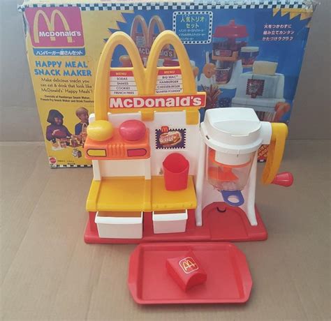 Vintage Mcdonalds Toy Set Of Mcdonalds Happy Meal Snack Maker Model