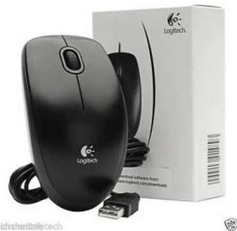 Black Wired Logitech B Optical Mouse At Piece In Mumbai ID