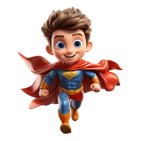 3d Super Hero Character Ai Generative 32474425 Png