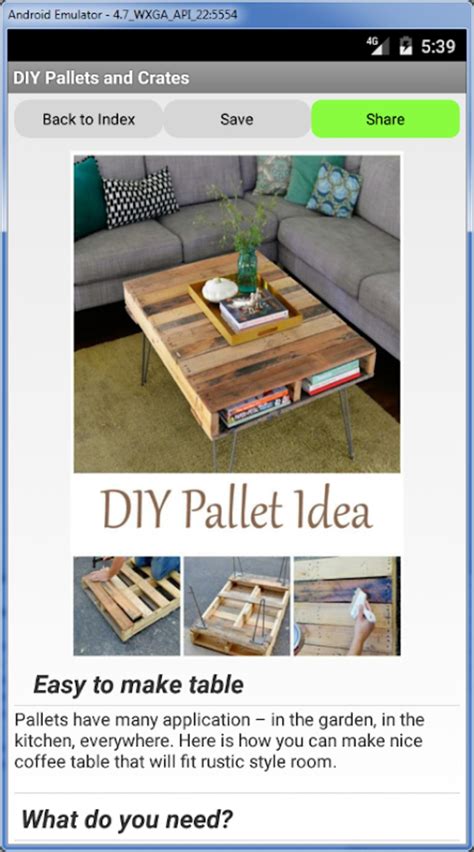 diy pallets and crates apk for android download