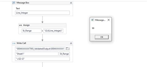 How To Use This Integer Value In Another Assign Activity To Use It For Range In Write Cell