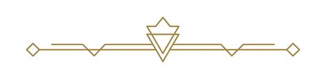 Divisor De Texto De Linha Vetorial Art Deco Ícone De Forma De Linha