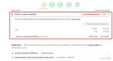 web性能优化（lighthouse和performance）：从实际项目入手，如何监测性能问题、如何解决。一篇文章演示 掘金