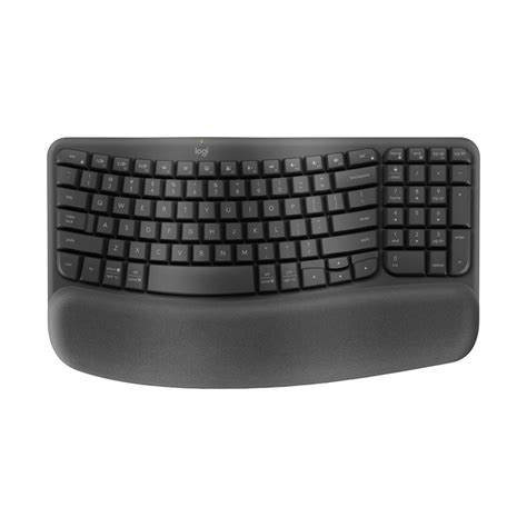 Logitech Wave Keys Wireless Ergonomic Keyboard Graphite JB Hi Fi