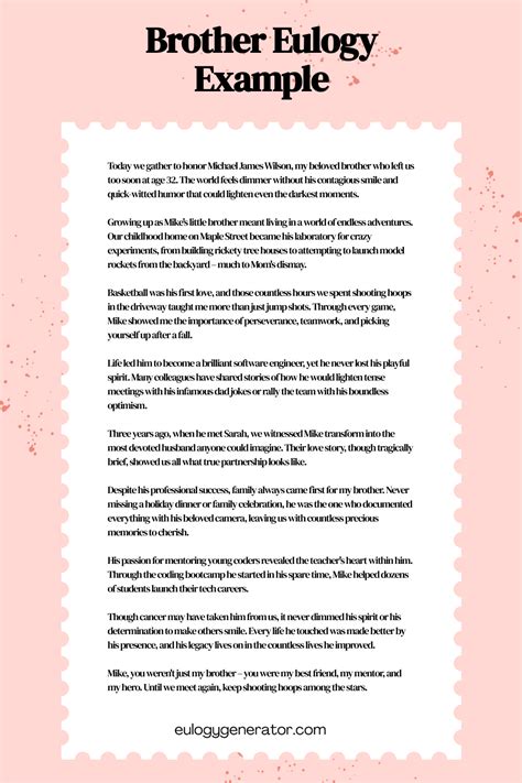 100 Eulogy Examples Templates Examples And Advice Eulogies By Jen