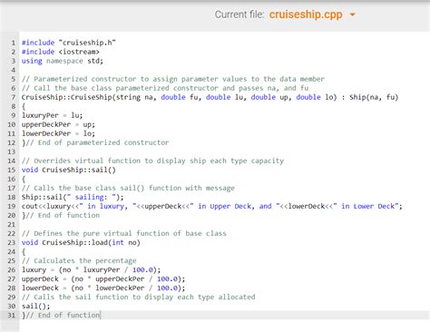 In C Chapter Program Inheritance And Chegg