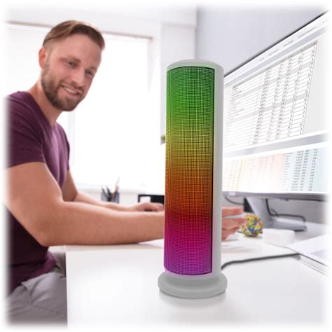 Sidedeal Aduro Monolith Led Light Up Tower Party Wireless Speaker