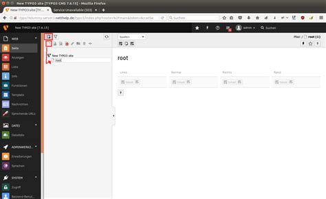 Einrichten Der Typo3 7 6 Installation Debacher Wiki