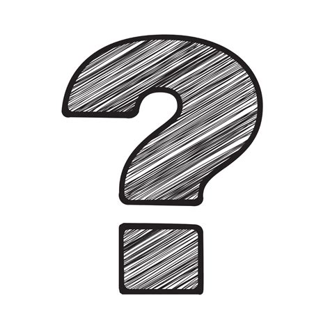Question Mark Black And White