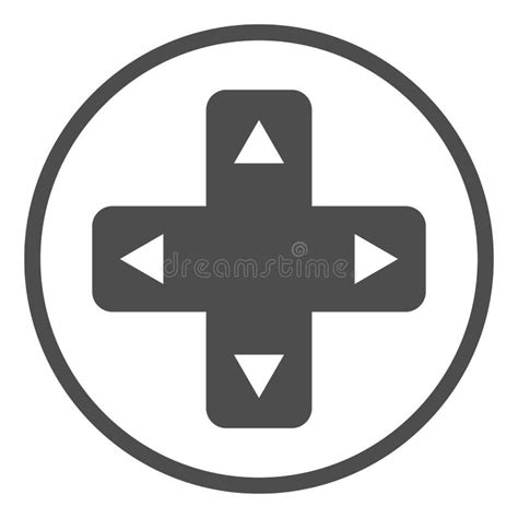 Joystick Ui Button Design Stock Vector Illustration Of Button 27183375
