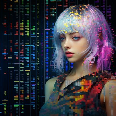 Premium Ai Image Cosmis Spreadsheet Glitterpunk Color Calibration Ai