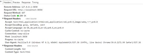 C Stalled Request Chrome Using Own Web Server Stack Overflow