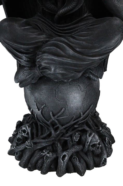 Faux Stone 3 Feet Oversized Sabbatic Goat Baphomet Statue Ebros T