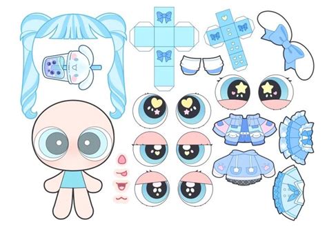 Cinamorroll 1 5 Paper Doll Printable Templates Paper Dolls Diy