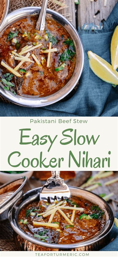 Authentic Pakistani Beef Stew Recipe Easy Slow Cooker Nihari