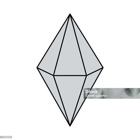 Hexagonal Bipyramid Geometric Shape Stock Illustration Download Image Hexagonal Bipyramid Geometric Shape Stock Illustration Download Image