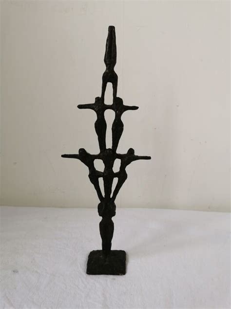 John Bier Heavy Bronze Sculpture Acrobats 35 Cm Catawiki