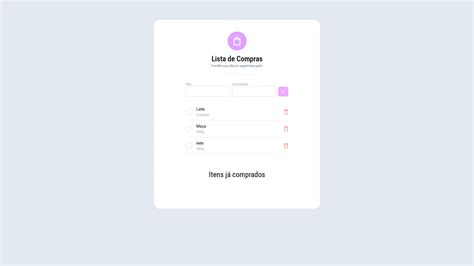 Gabriel Gomes Solução De Lista De Compras Em React