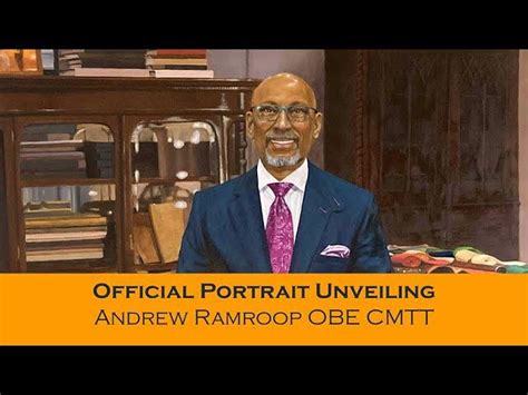 Andrew Ramroop Obe Cmtt On Linkedin The Unveiling Of The Portrait Of Andrew Ramroop Obe Cmtt