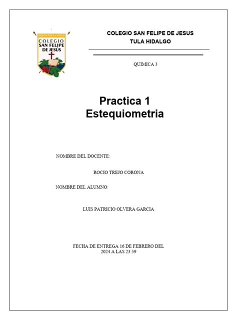 Colegio San Felipe De Jesus Tula Hidalgo Descargar Gratis Pdf