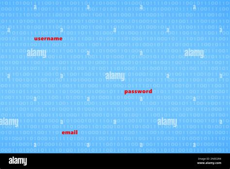 Hacked Username Password And Email Data Security Breach Cybercrime