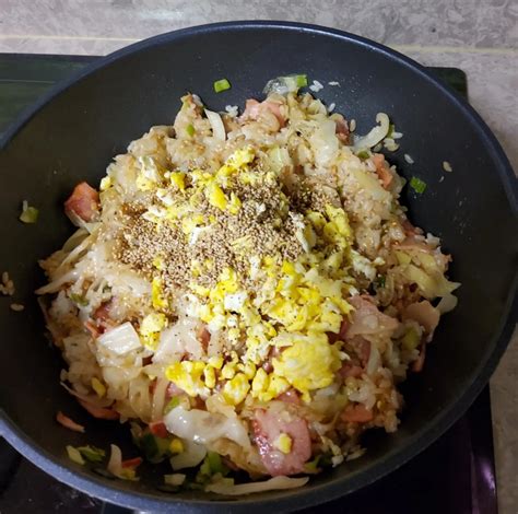 베이컨양배추볶음밥