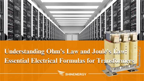 Essential Electrical Formulas In Transformer Calculation Formula