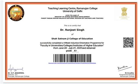 Dr Ranjeet Singh On Linkedin Successfully Completed Orientation