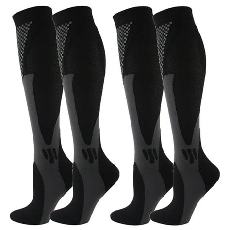 Elbourn 2 Pair Medical Sport Compression Socks Men 15 20 Mmhg Run