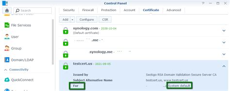 Installing An Ssl Certificate On Synology Nas Hosting