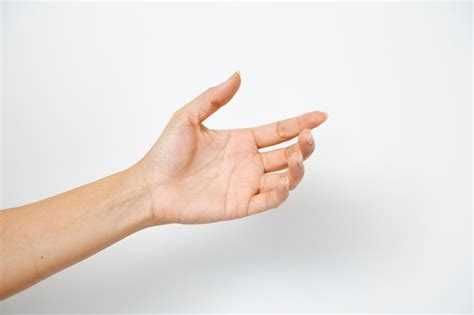 Mano De Mujer Sosteniendo Algo Foto Premium