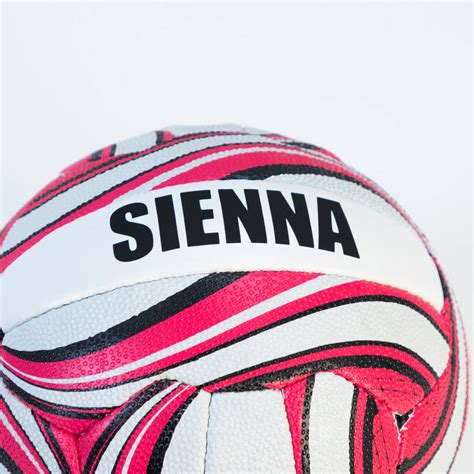 Personalised Netball Ball By We Print Balls