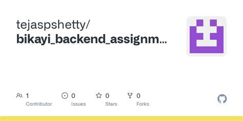 GitHub Tejaspshetty Bikayi Backend Assignment