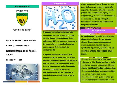 Estudio Del Aguarenee Calero9no B By Reneeca Issuu