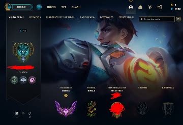 Conta Mestre LOL MMR Alto Winrate League Of Legends Contas GGMAX