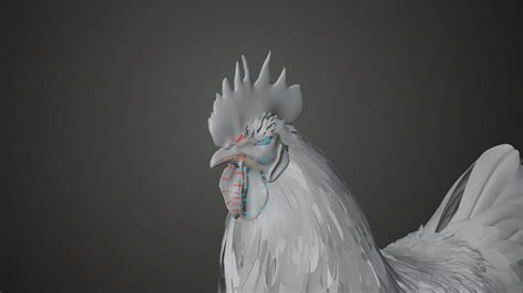 Artstation White Cock Animated Vfx Grace Game Assets