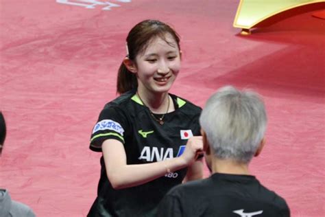 初陣勝利の早田ひな、「痩せた」の声に心配なしと笑顔「食べても消費しちゃって」 The Answer