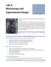 Practical Microscopy Skills Lab With Ptk Cells And Course Hero