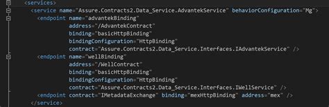 C Adding Service Reference Is Not Showing All My Interfaces Stack Overflow