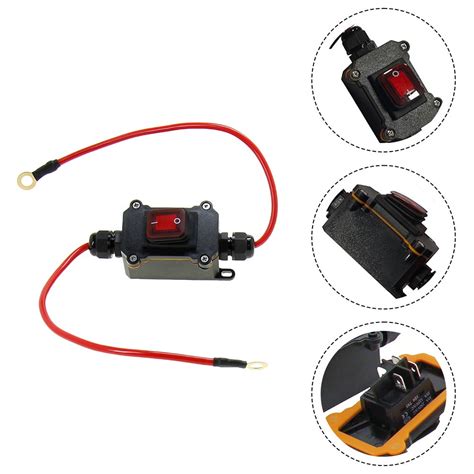 Dc12 24v 25a Ip65 1x Inline Wire Switch For Motorcycle And Car Power On Off Dc Fangkenuo