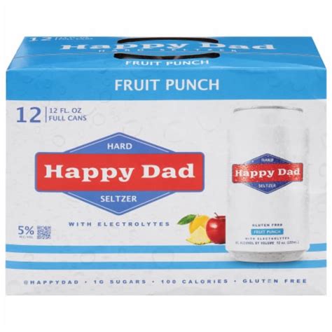 Happy Dad Punch Hard Seltzer 12 Pk 12 Fl Oz Ralphs