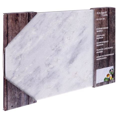 Deska Do Krojenia I Serwowania Marmurowa Szara 29x21 Cm Sklep