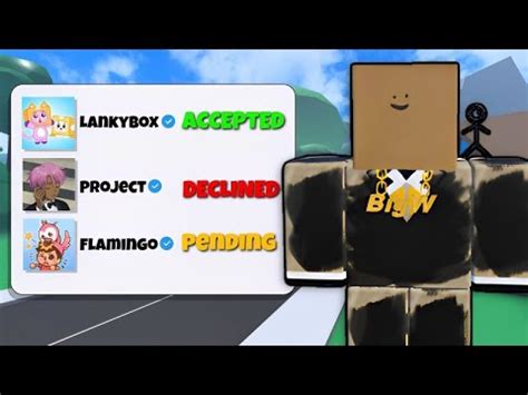 I Sent A Friend Request To 100 ROBLOX YOUTUBERS YouTube