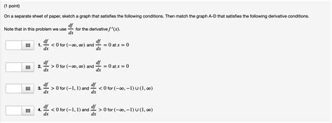 Solved Point On A Separate Sheet Of Paper Sketch A Chegg Com