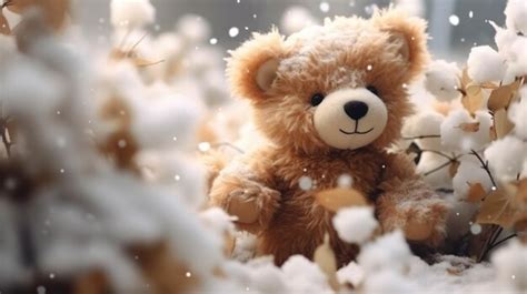 Premium Photo Cartoon Bear Stylized Bear High Definition Photography