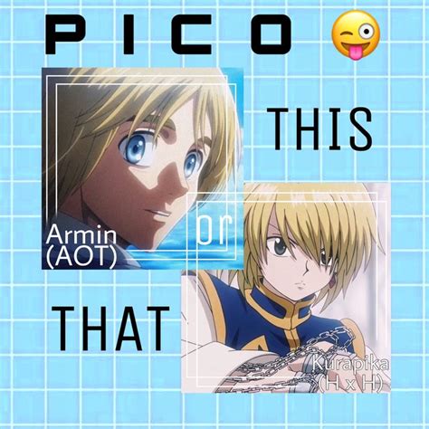 Armin Or Kurapika Armin Anime Character