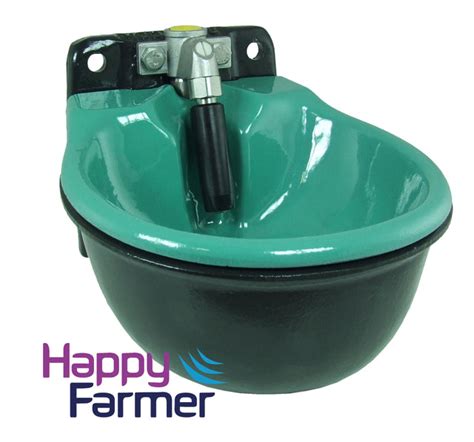 Heated Drinking Trough Model 46 Stainless Steel Valve 3 4 Suevia Happyfarmer