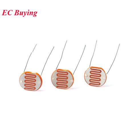 100 Pcs 5516 Light Sensitive Resistor 5mm Photoresistor Photoelectric