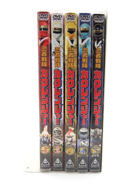 【目立った傷や汚れなし】dvd 忍者戦隊カクレンジャー スーパー戦隊シリーズ 全5巻セット 10枚組 東映 セル版 当時物 希少品 D